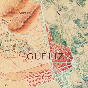 Marrakesh Map Art, Old Marrakesh Map, Marrakesh Wall Art, Marrakesh ...