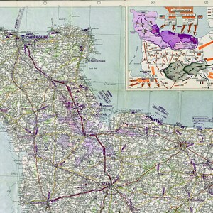 Battle of Normandy, June-august 1944, Normandy Map, D-day Normandy, WW2 ...