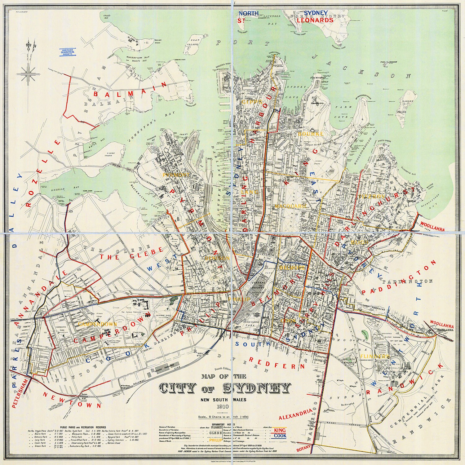 Vintage Map of Sydney Old Sydney Map Australia Maps - Etsy