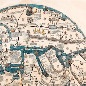 The Famous Cardinal Borgia World Map, One of the Most Precious Pieces ...