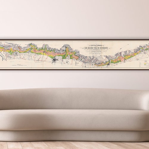 Old World Wine & Vineyards Map 1907 Vintage Viticulture - Etsy