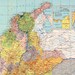 Colombia Wall Map, Vintage Map of Colombia, Old Colombia Map, Colombia ...