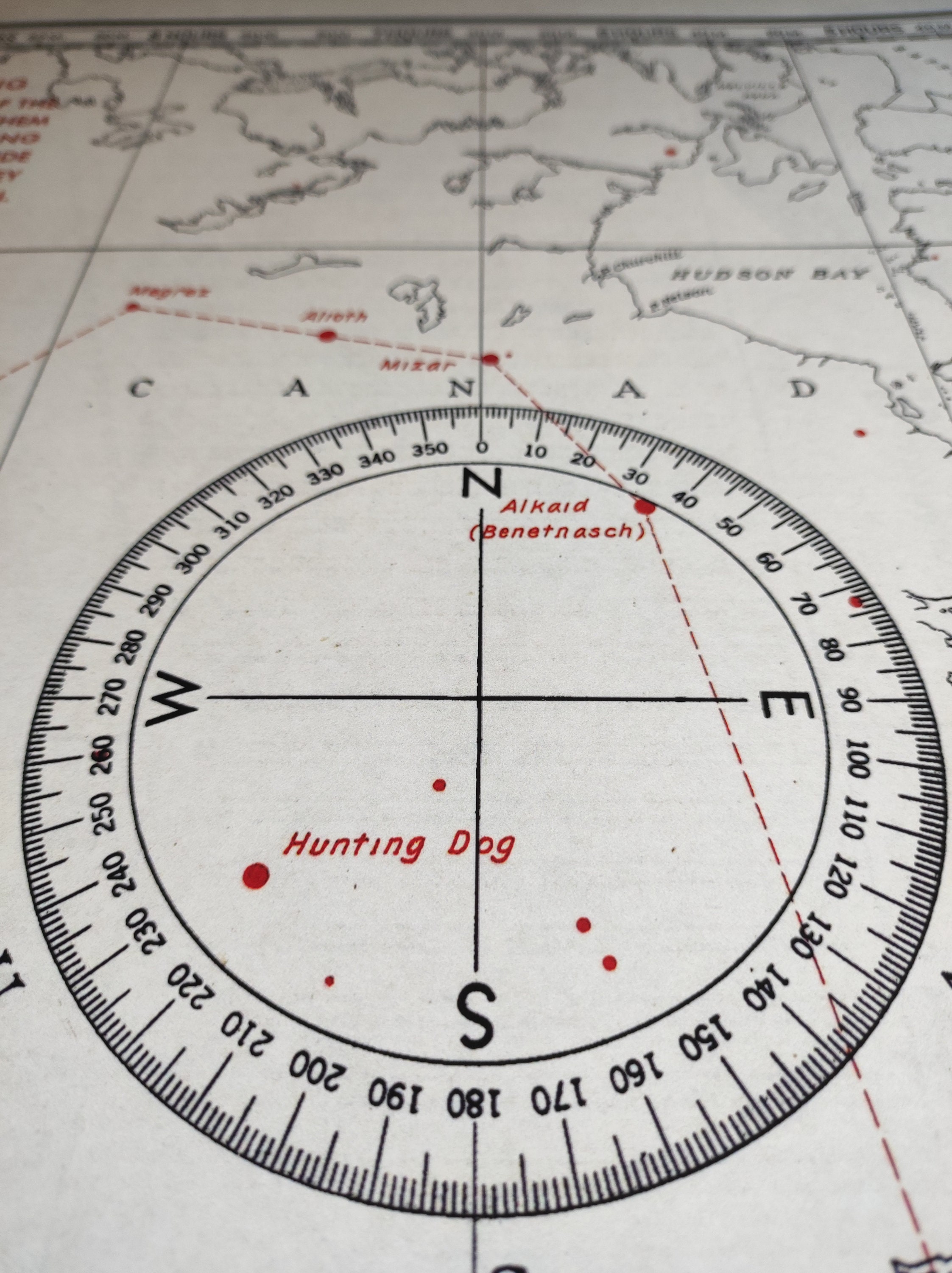 Vintage World and Star Chart for Emergency Navigation - Etsy