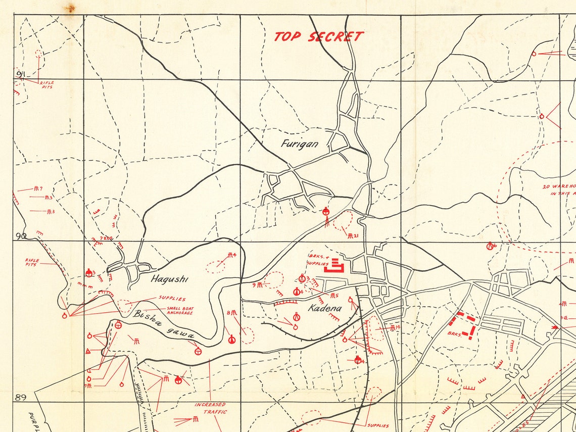 Reference map of the battle of okinawa