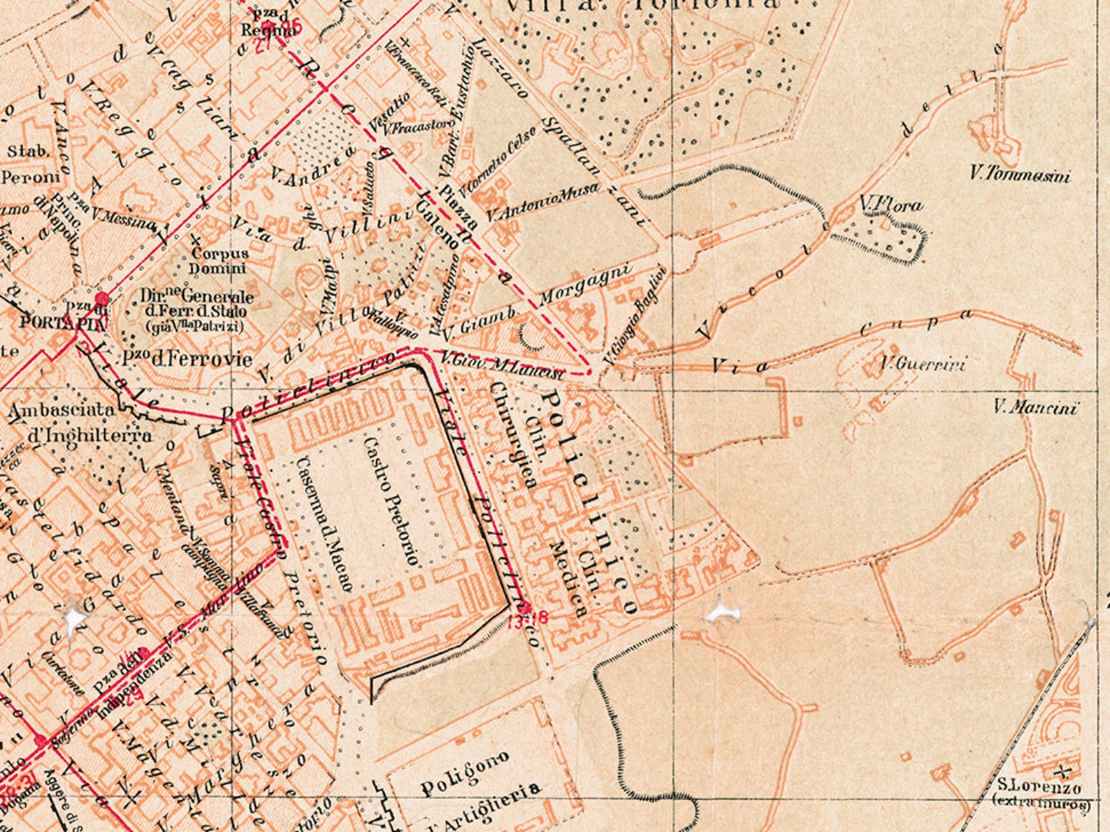 Vintage Map of Rome Transportation Map of Rome Italy Old - Etsy