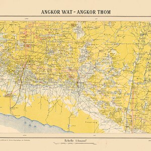 Cambodia Angkor Wat - Angkor Thom, Vintage Angkor Wat Cambodia - Angkor ...