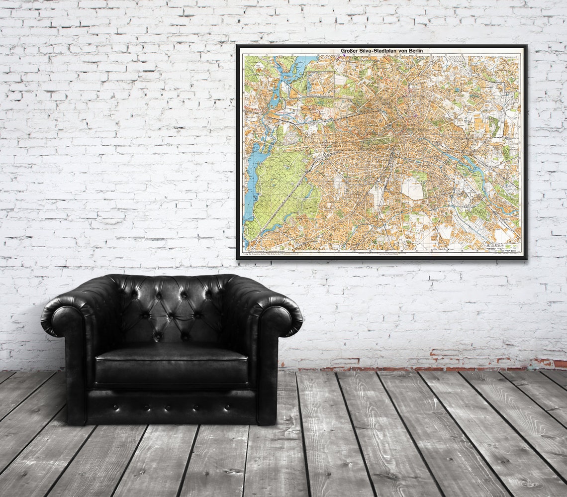 Berlin WWII Hand-annotated Map of the Battle of Berlin - Etsy