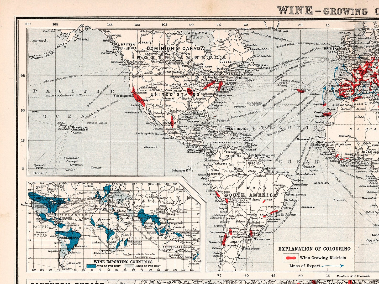 Wine Map of the World, Viticulture, Wine Art Print, Wine Poster Map ...