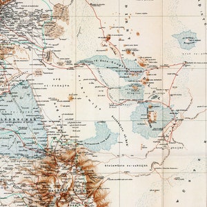 Map of Ancient Sites of Iraq, Inset Map Showing Suggested Courses of ...