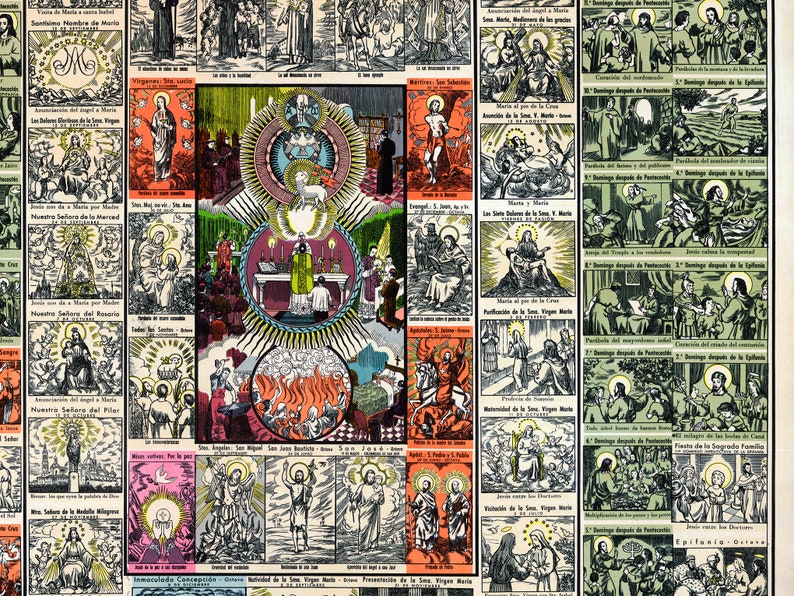 Vintage Catholic Wall Art Catholic Poster Catholic Print | Etsy