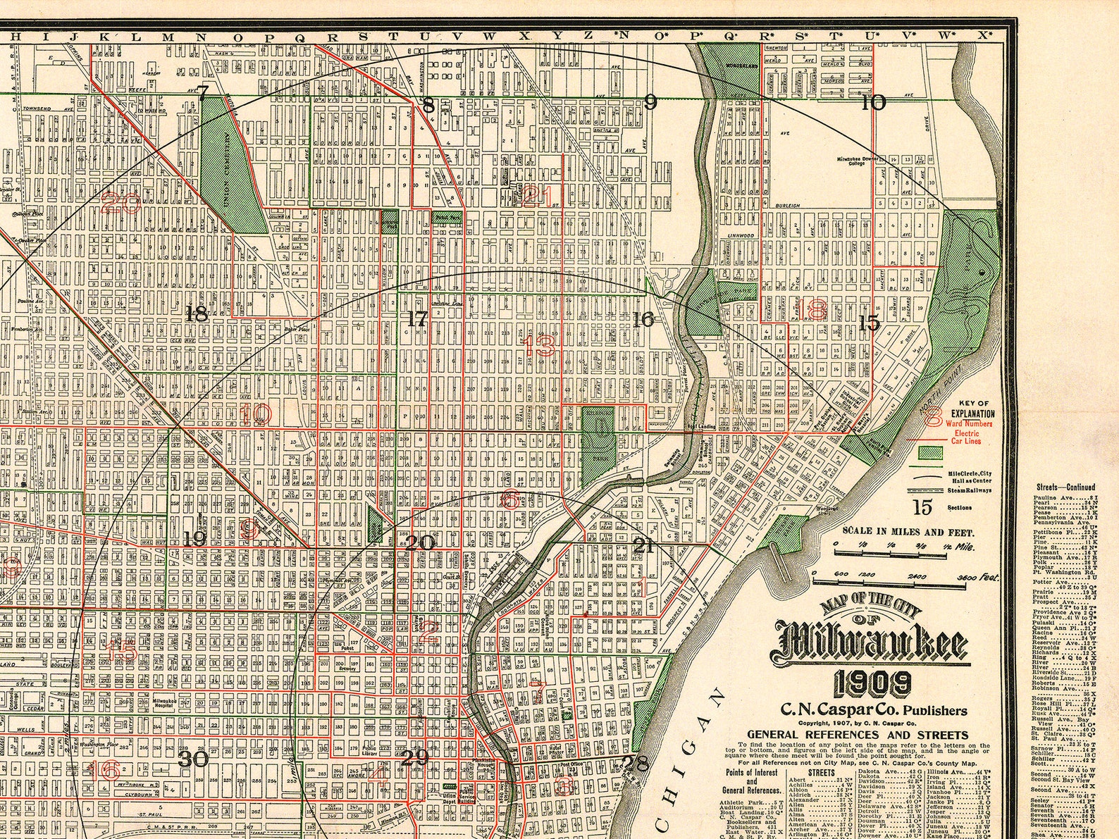Vintage Map of Milwaukee Old Milwaukee Wall Art Milwaukee - Etsy