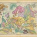 Vintage Europe Geological Map: 1882 Lithograph Art Print - Etsy UK