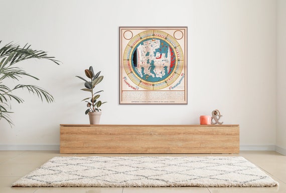 Giovanni Leardo Mappa Mundi Medieval World Map Europeans in - Etsy