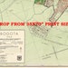 Vintage Map of Bogota, Old Bogota Wall Art, Large Colombia Maps Art ...