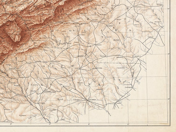 Mappa Dei Monti Appalachi Mappa Dei Sentieri Degli Appalachi Immagini