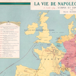 The Life of Napoleon Bonaparte. Stages and Conquests. Napoléon ...