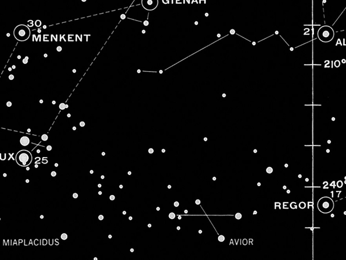 Star Chart Apollo 11 NASA Apollo Mission Apollo 11 Star Map | Etsy