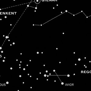 Star Chart Apollo 11, NASA Apollo Mission, Apollo 11 Star Map, Vintage ...