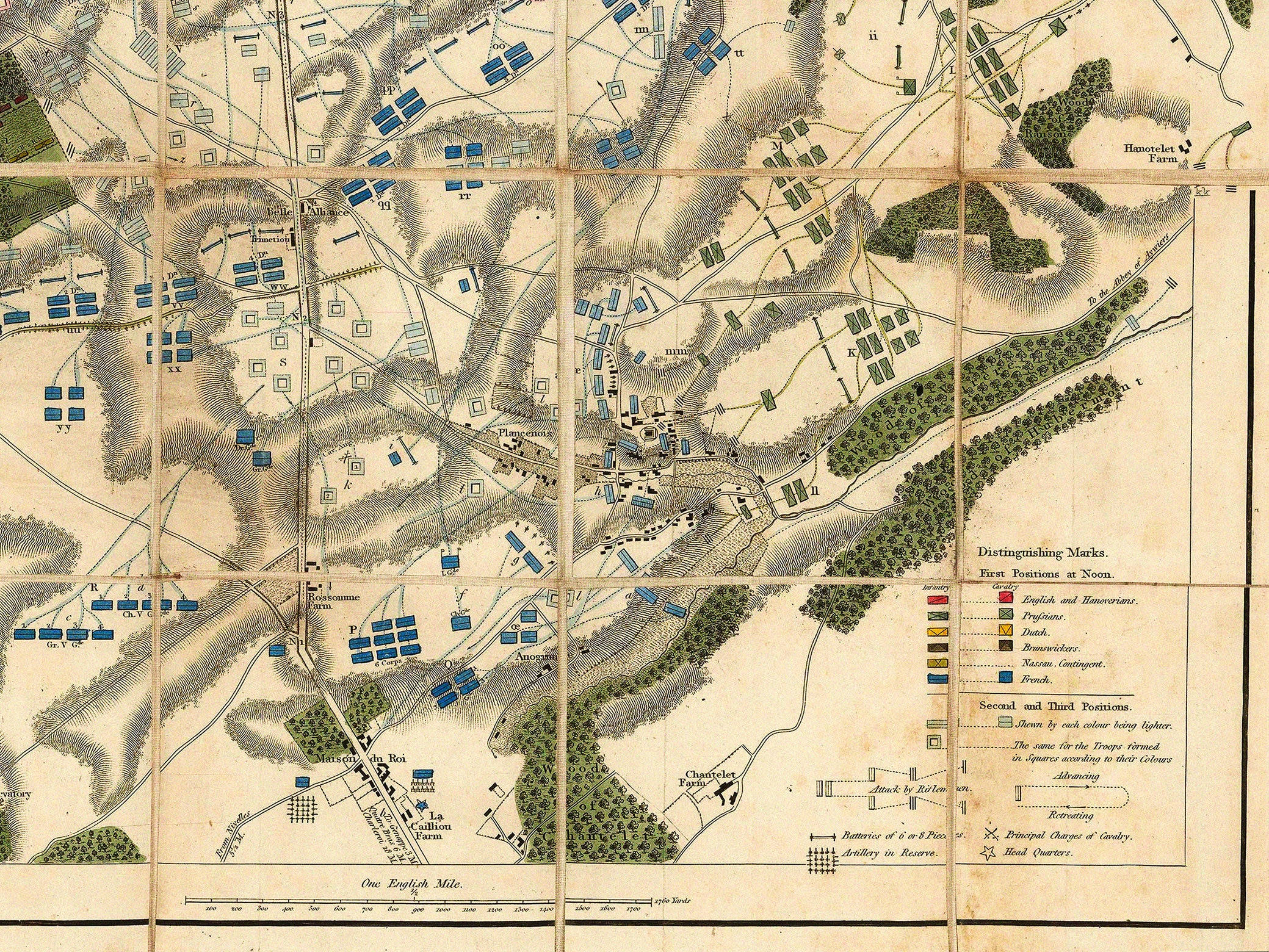 Napoleon Bonaparte Battle Map Waterloo Battle Field Map - Etsy UK