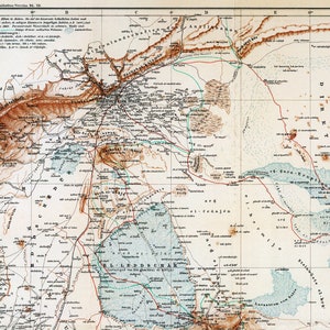 Map of Ancient Sites of Iraq, Inset Map Showing Suggested Courses of ...