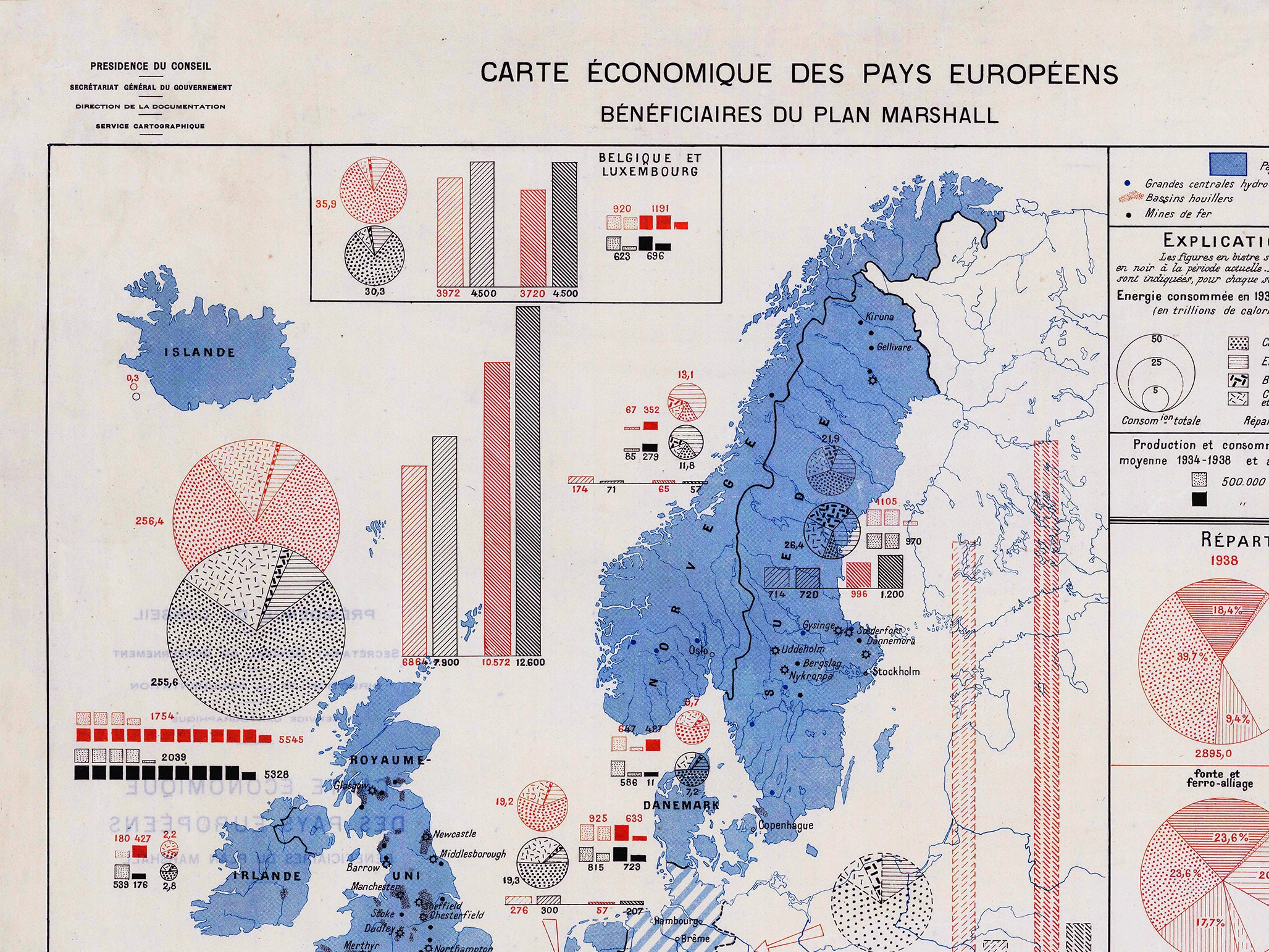 Marshall Plan Map Marshall Plan Map