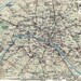 Detailed Map of Paris Showing All Metro and RER Lines, Retro Paris Wall ...