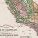 California Map Art, California Viticulture Map, California Wall Art ...