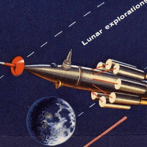 Map of Space Mysteries, Space Travel Poster, Artist's Impressions of ...