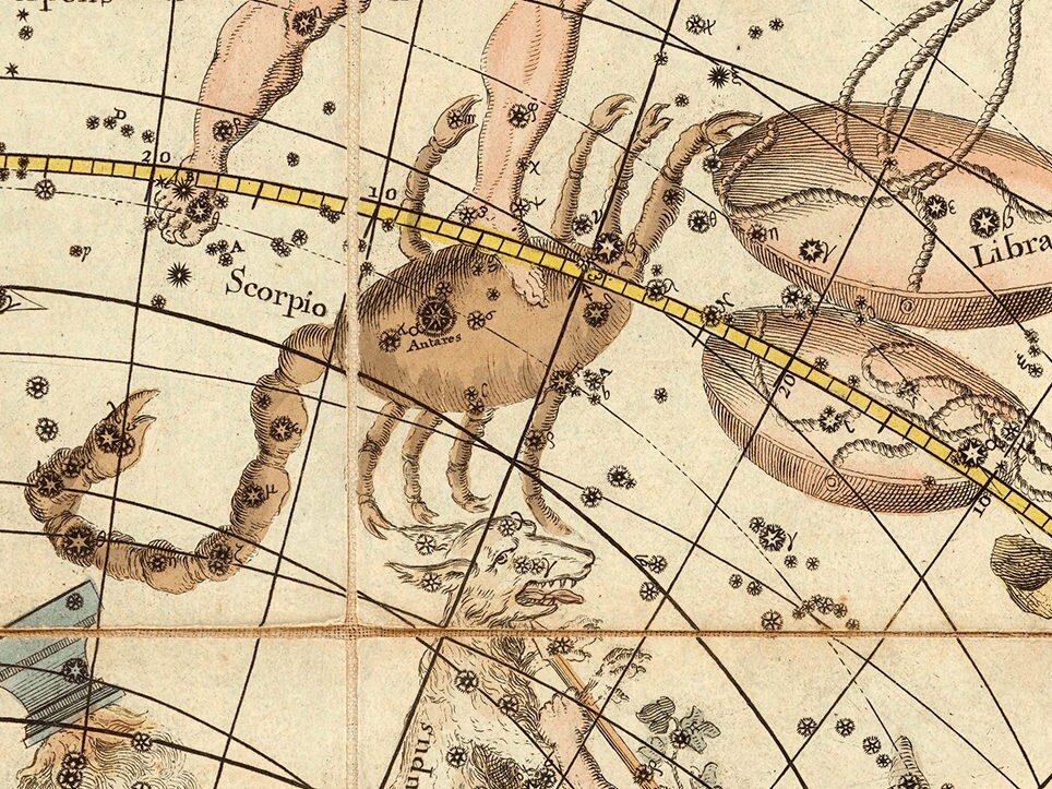 Celestial Map Constellation map Heavens map Astronomical | Etsy