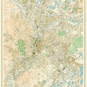 Vinatge Map of Kuala Lumpu Old Kuala Lumpur Map Kuala Lumpur - Etsy