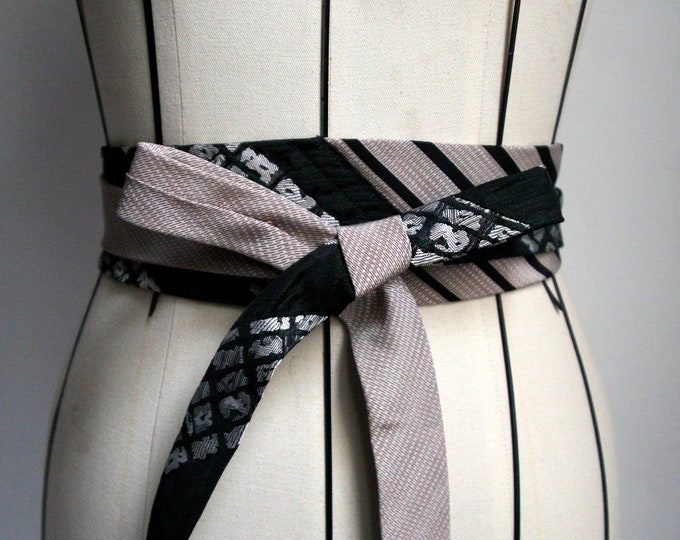Upcycled Ties Obi Belt - Etsy