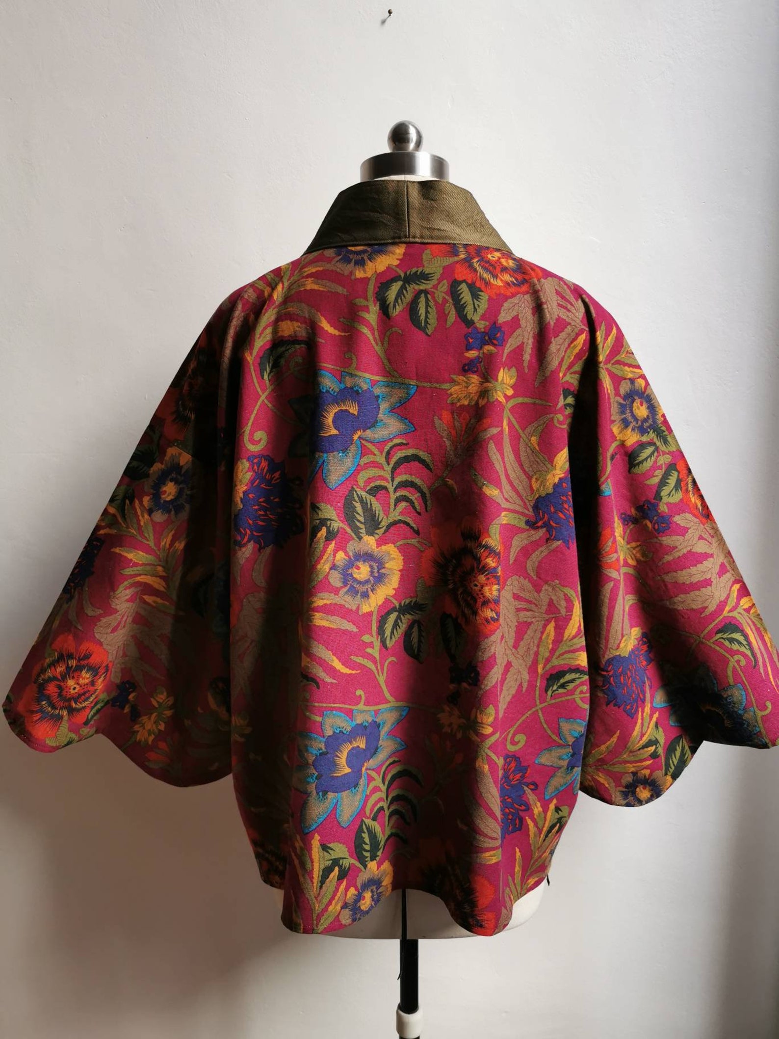 Cotton Linen Magenta Yukata Kimono for Women Men Unisex - Etsy