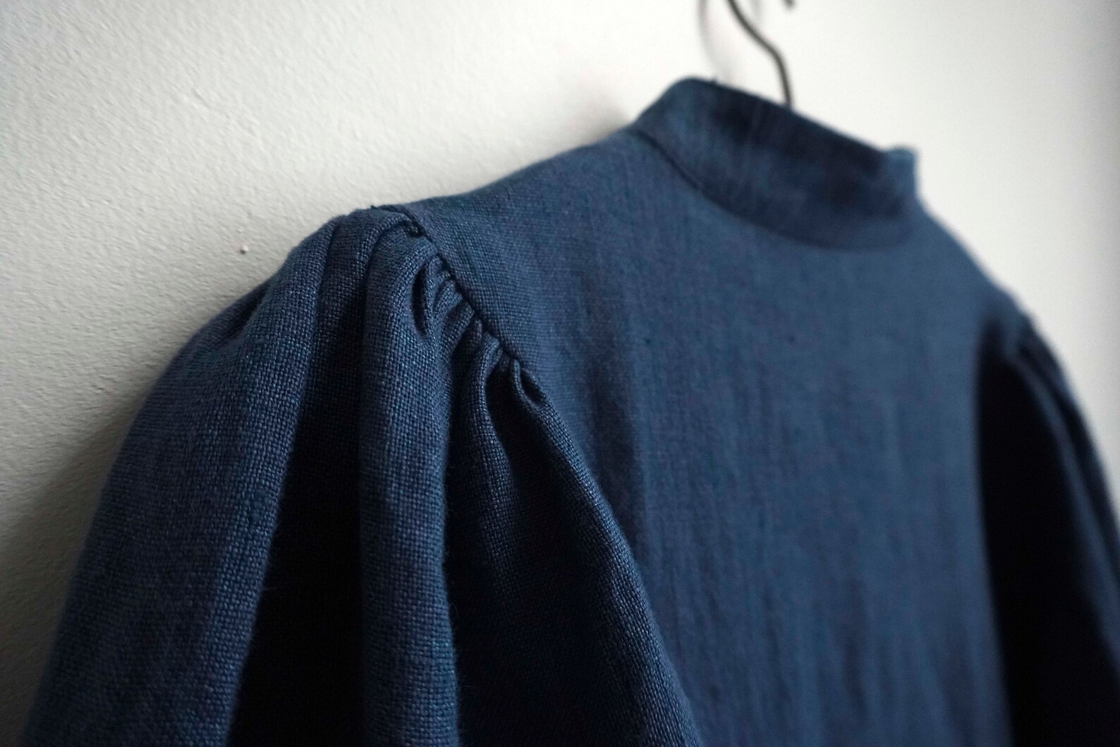 Blue Linen Buryat Mongolian Degel Deel Wrap Around Dress for Women - Etsy