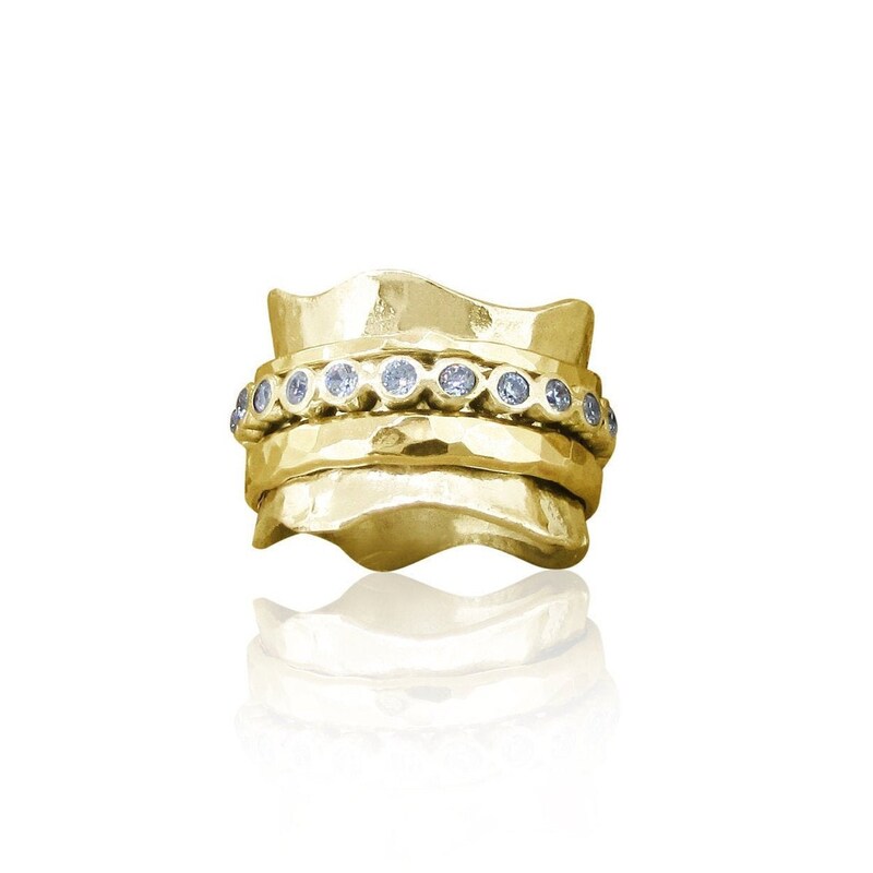 Gold Spinner Ring - Etsy