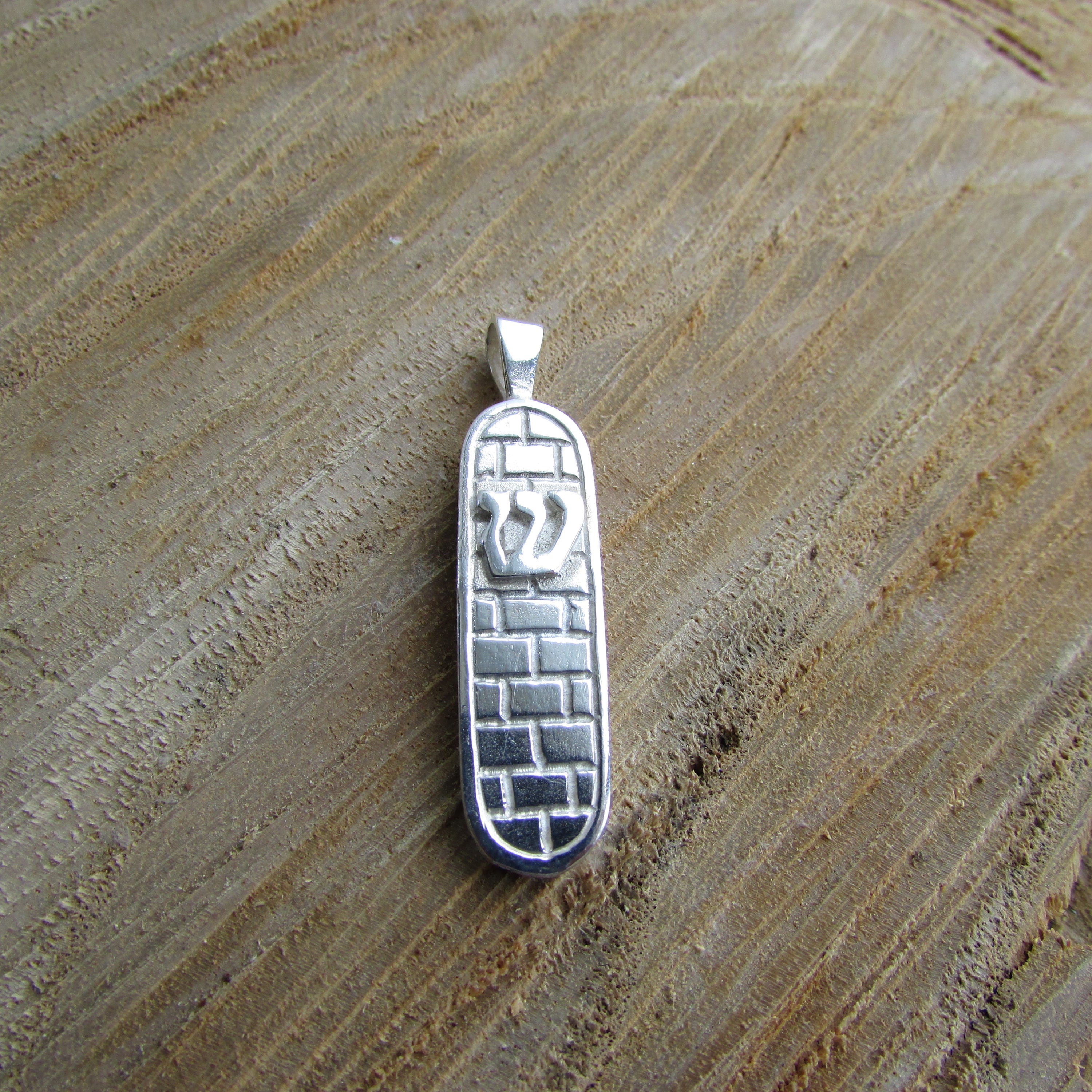 Mezuzah Pendant Necklace Jewish Gift Israeli Jewelry | Etsy