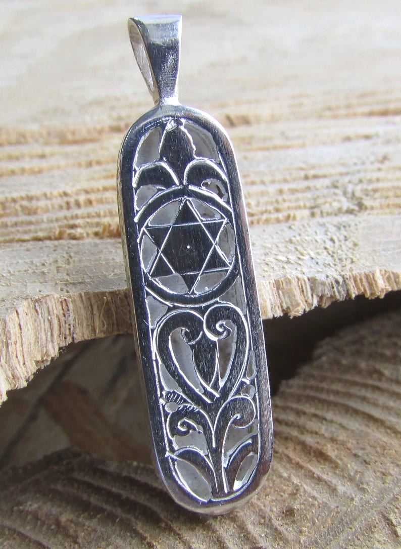 Jewish gift israeli jewelry Mezuzah pendant Mezuzah | Etsy