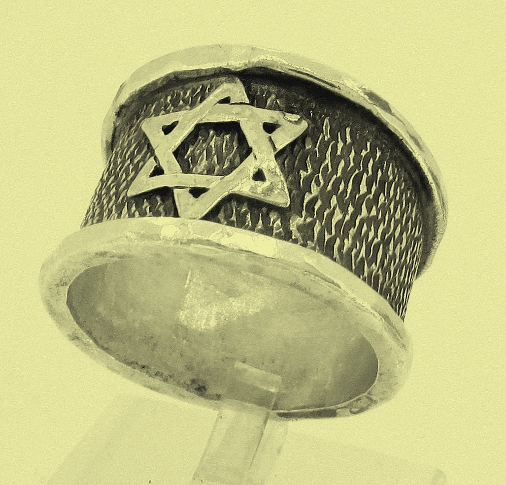 Star of David Ring Judaica Israeli Ring Jewish Jewelry | Etsy