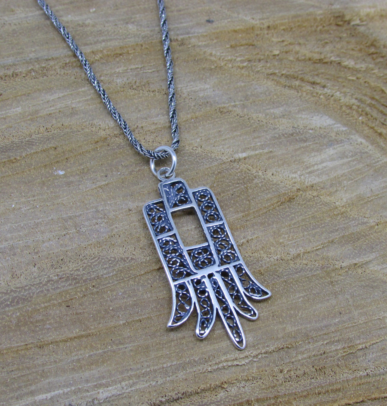 Hamsa Necklace, Hamsa Hand, Judaica Jewelry, Jewish Jewelry, Hamsa ...