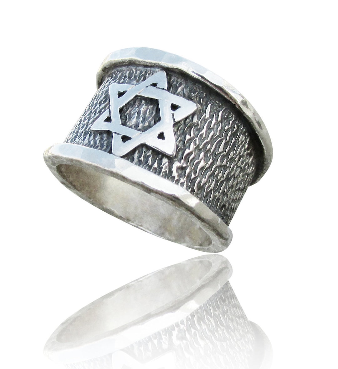 Star of David Ring, Judaica Israeli Ring, Jewish Jewelry, Jewish Ring ...