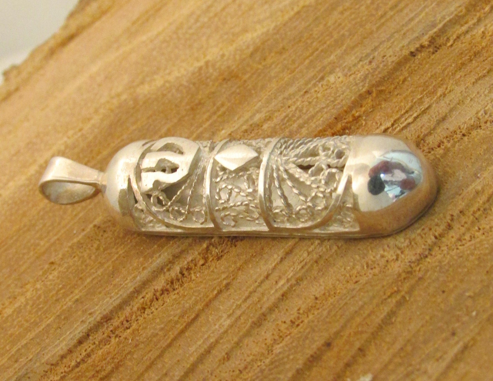 Jewish Gift, Israeli Jewelry, Mezuzah Pendant, Mezuzah Necklace ...
