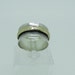 Two Tone Spinner Ring for Women, Meditation Ring, 925 Sterling Silver ...