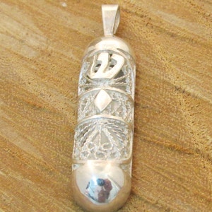 Jewish Gift, Israeli Jewelry, Mezuzah Pendant, Mezuzah Necklace ...