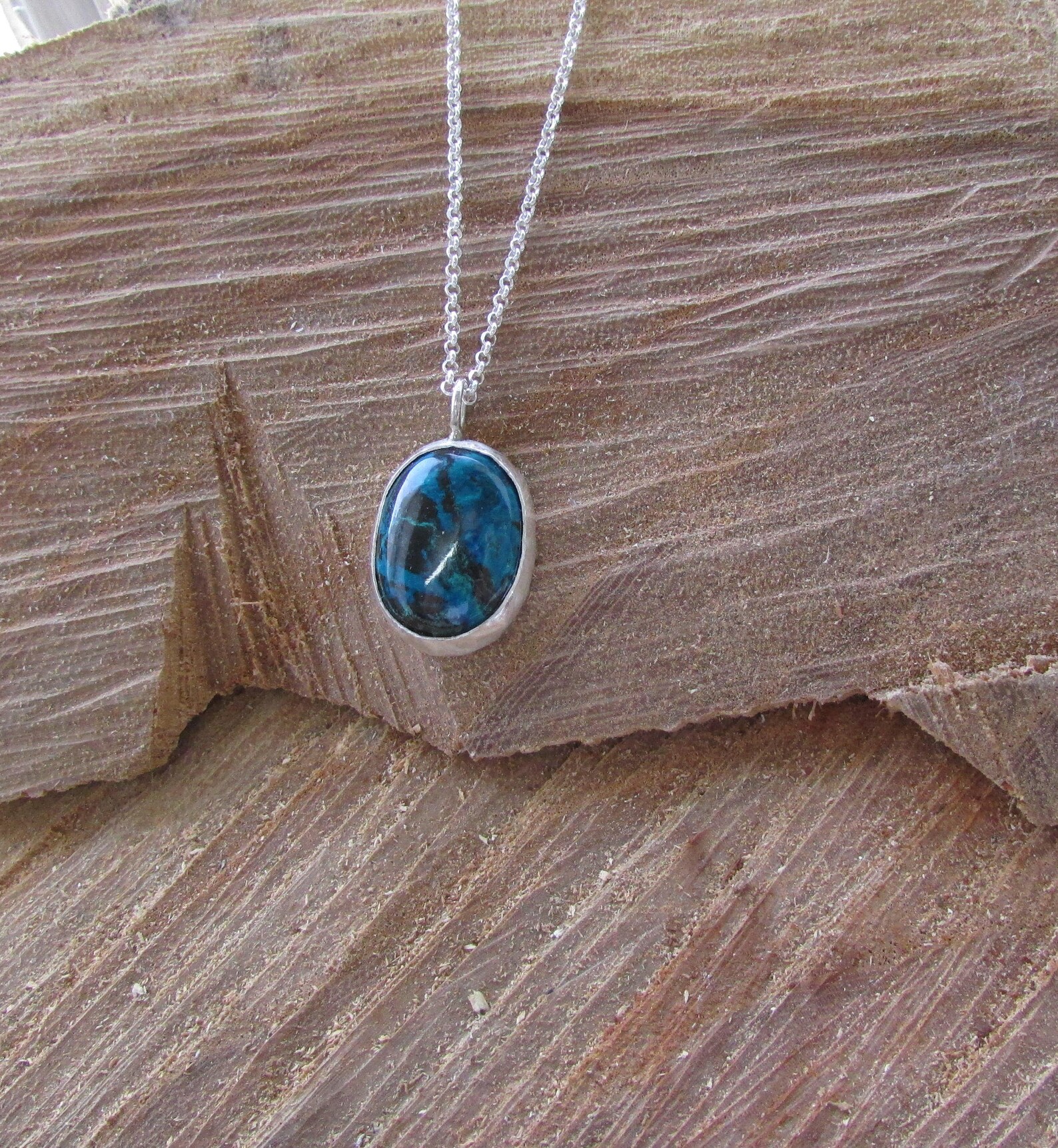 Eilat Stone Pendant Green Stone Necklace King Solomon Stone | Etsy