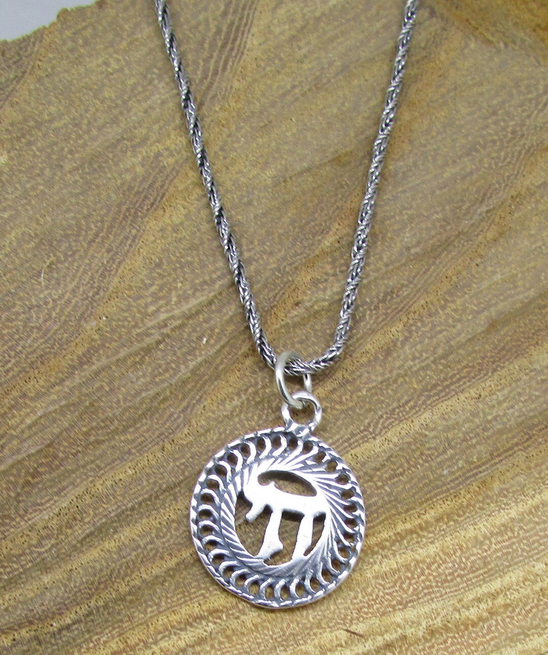 Chai Necklace,silver 925 Chai, Judaica Jewelry, Jewish Jewelry ...