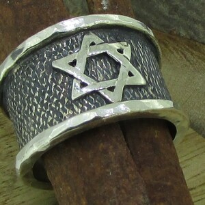 Star of David Ring, Judaica Israeli Ring, Jewish Jewelry, Jewish Ring ...