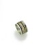 Two Tone Spinner Ring, Wide Band Ring, Meditation Ring, Boho Wedding ...