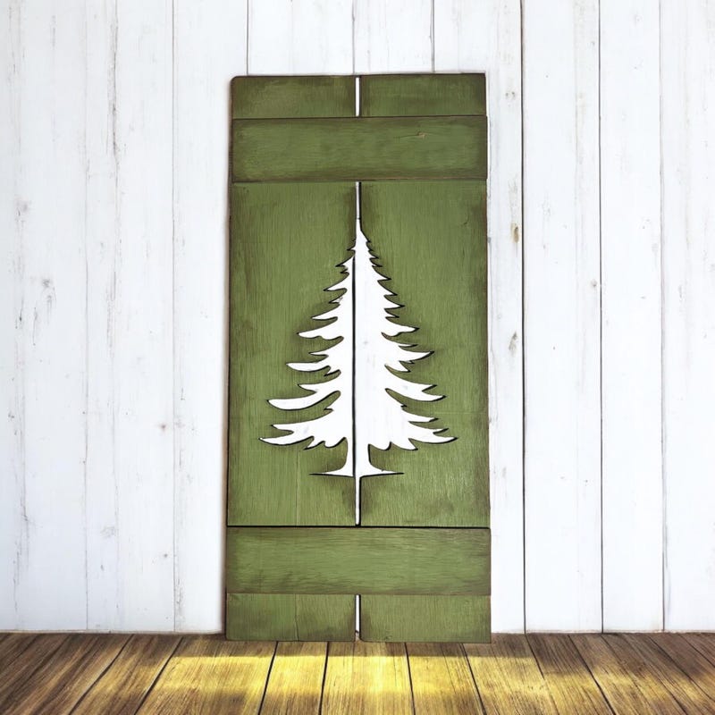 Christmas Shutters - Etsy