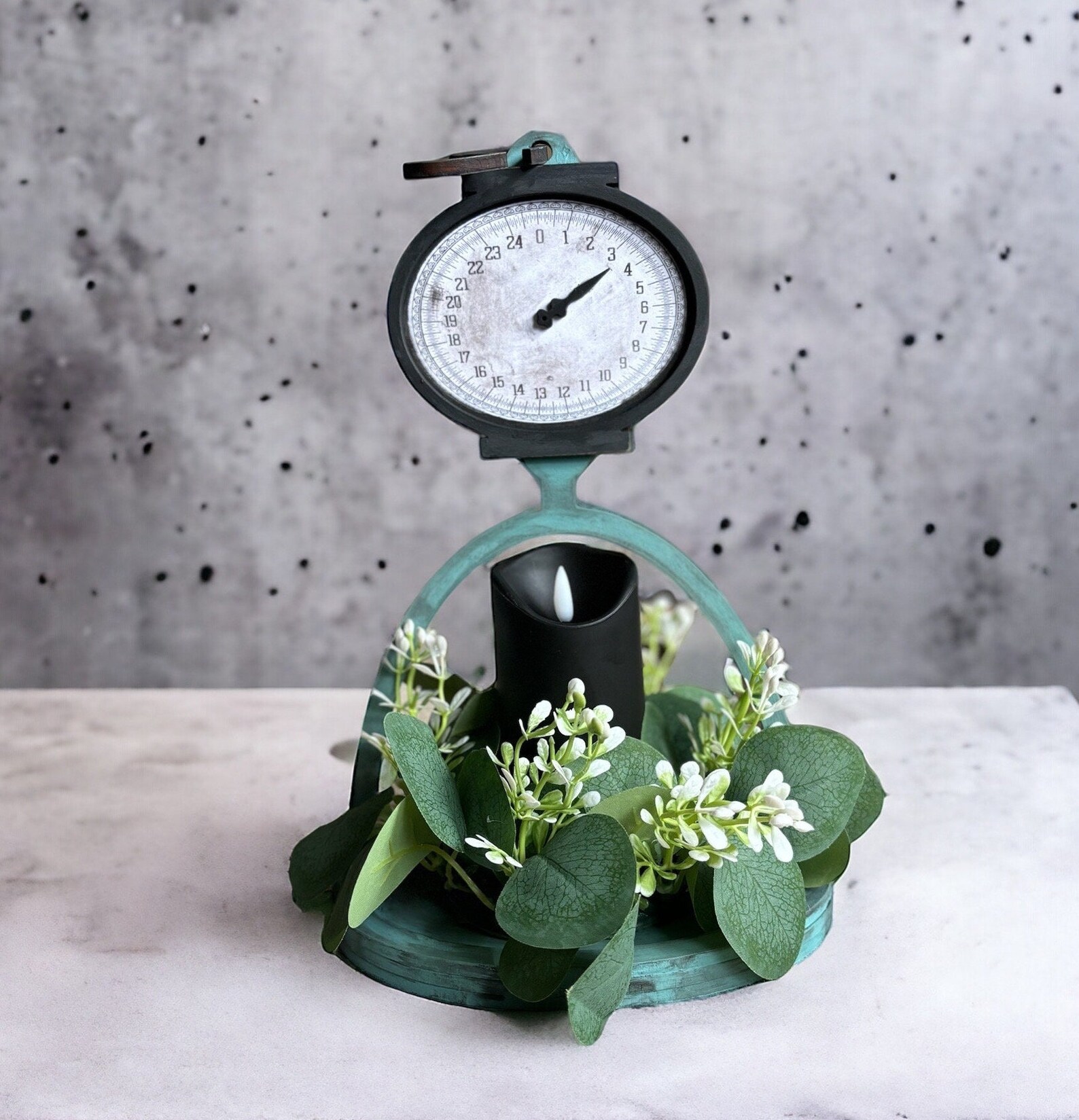 Faux Vintage Farmhouse Hanging Kitchen Scale | Kitchen Farmhouse Decor ...