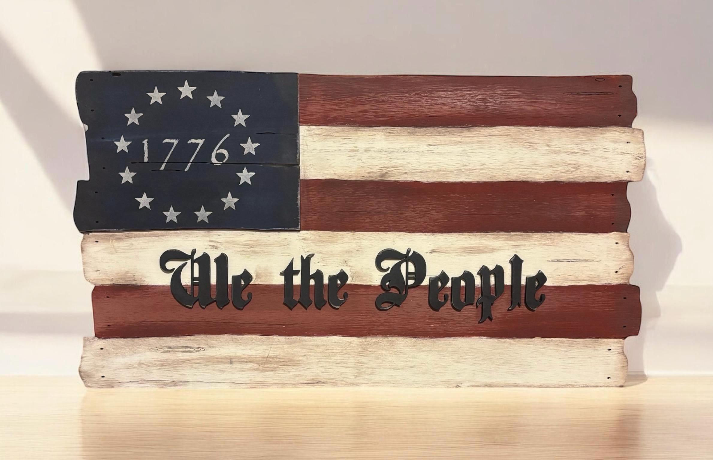 1776 American Flag | Americana Decor | Patriotic Decor | Summer Decor ...