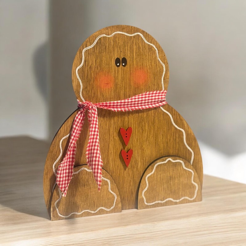 Wood Gingerbread Man - Etsy